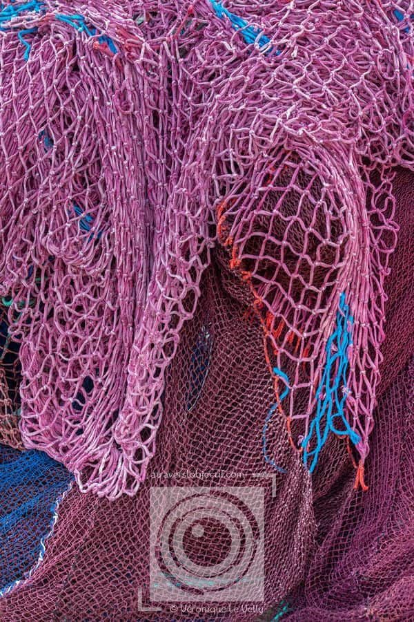 Images de filet de pêche - Bretagne